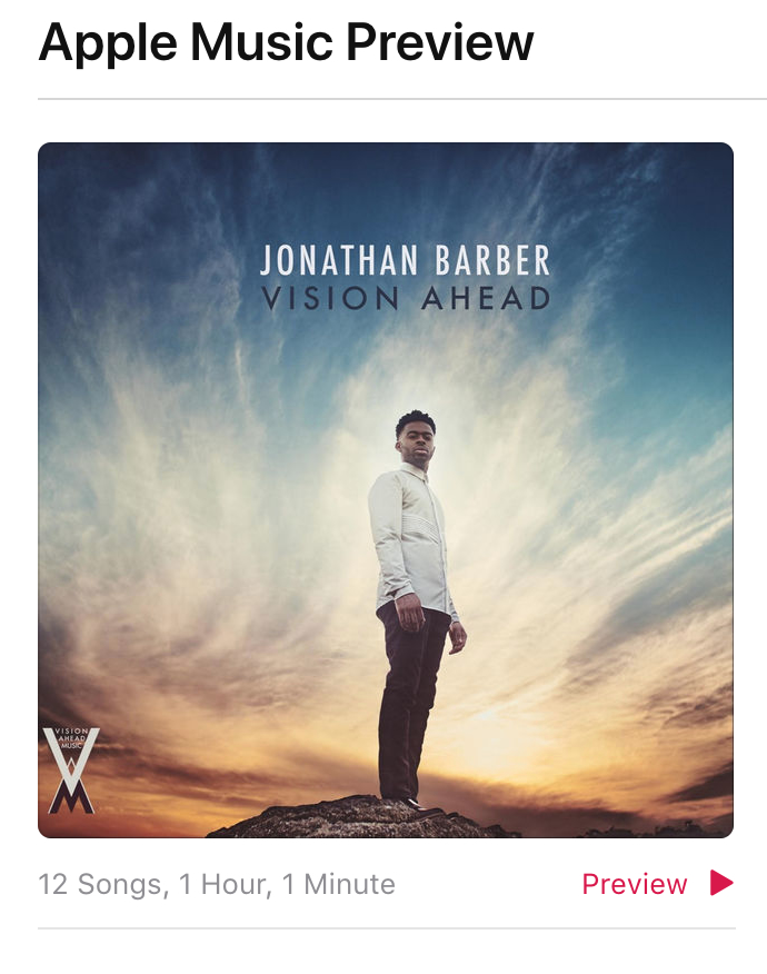 Jonathan Barber’s Debut Album “Vision Ahead” is Available Now ...